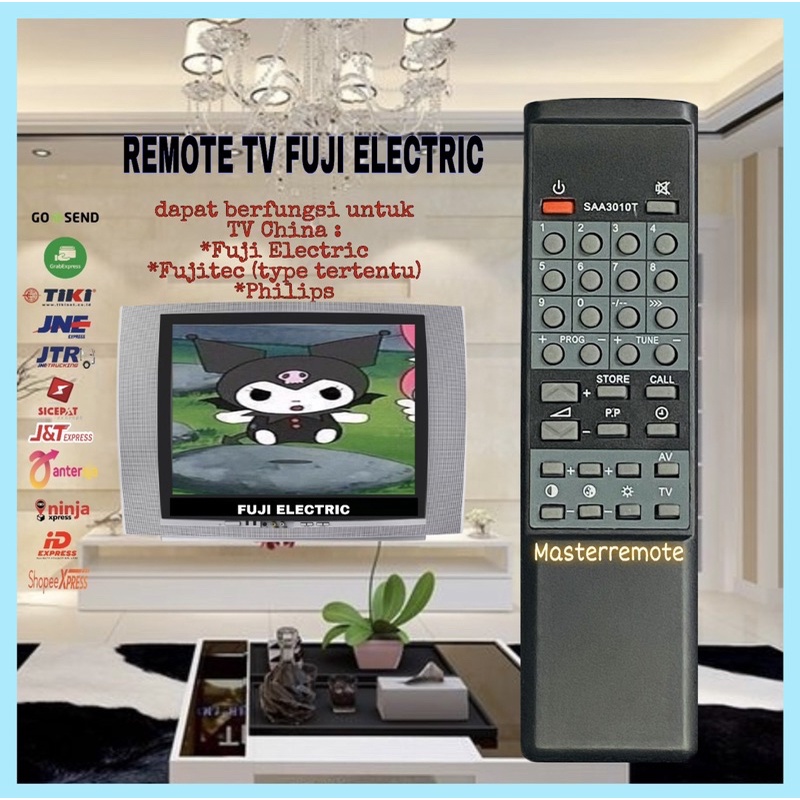 Jual Remot remote TV FUJI ELECTRIC / FUJITEC / PHILIPS TABUNG 3010 ...