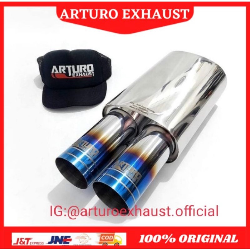 Jual Knalpot Xenia Avanza Twin Zero Burntip Ready for All Mobil Brio ...