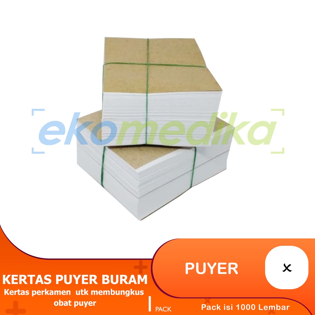 Jual Kertas Puyer Lembaran 8x11cm isi 1000 lembar - Non Logo Kertas ...