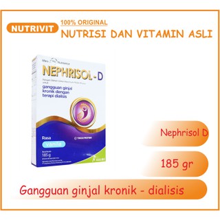 Jual NEPHRISOL D VANILLA 210 GR (kemasan baru) | Shopee Indonesia