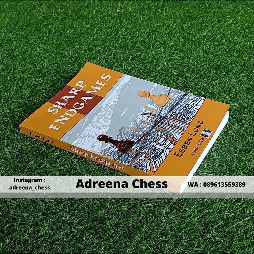 Jual Buku Belajar Catur Sharp Endgames by Esben Lund | Chess Book | Shopee Indonesia