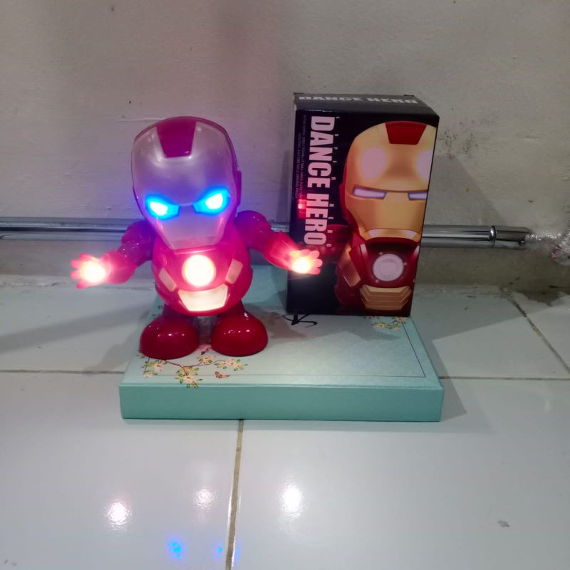Jual MAINAN ROBOT IRONMAN IRON MAN - ROBOT JOGET | Shopee Indonesia