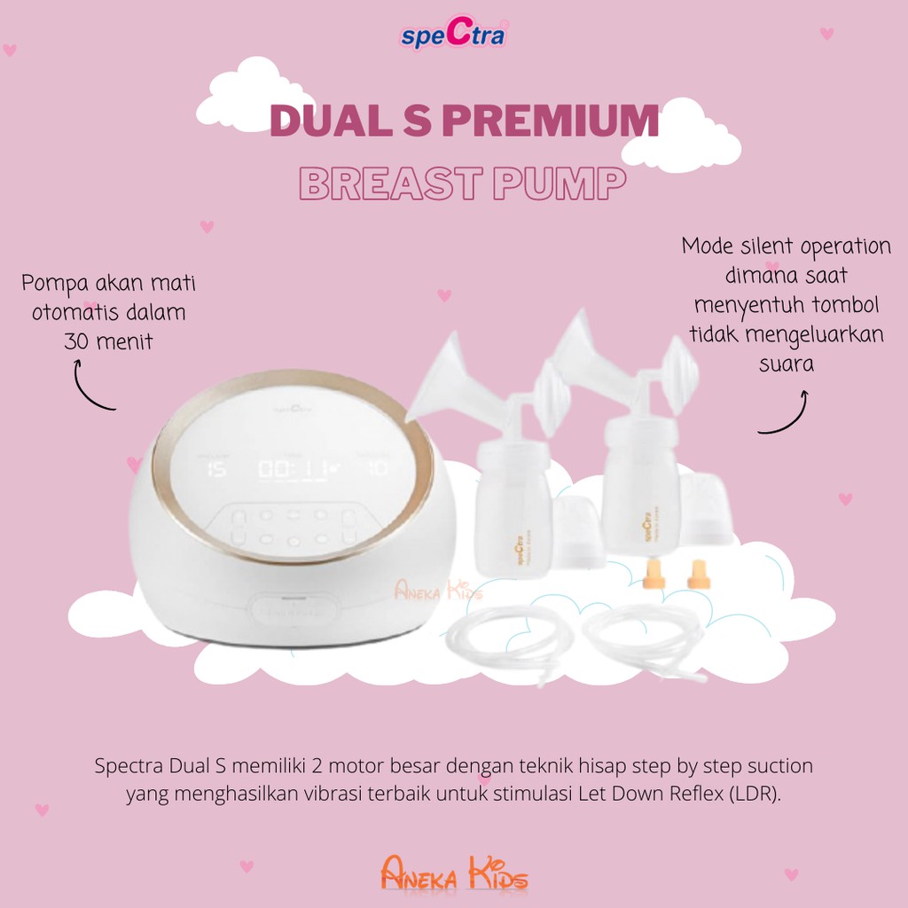 Jual Spectra Dual S Premium Electric Hospital Grade Breast Pump ...