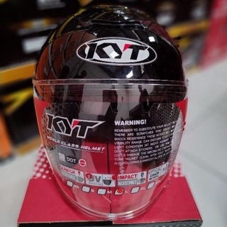 Jual Helm KYT Kyoto R Solid Black Glossy / Kyoto Black Metalik / Kyoto ...