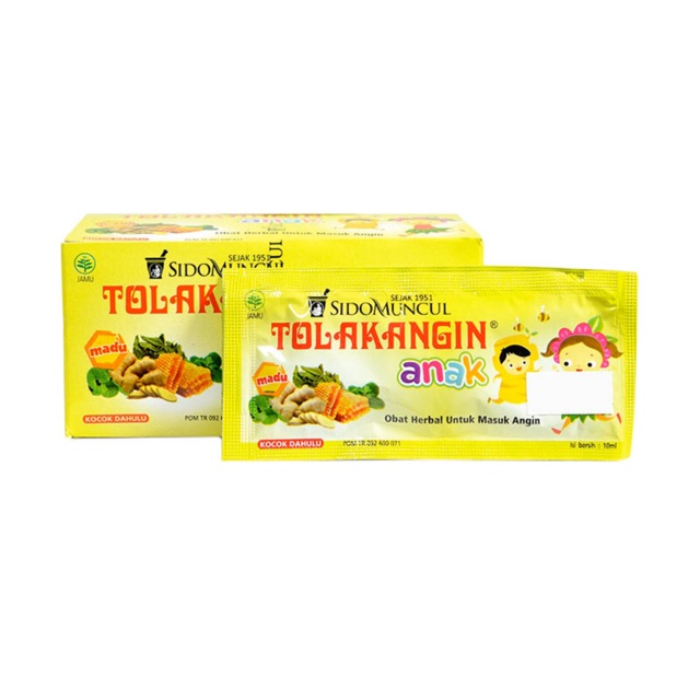 Jual Tolak Angin Cair Anak 12 sachet (kemasan baru) | Shopee Indonesia