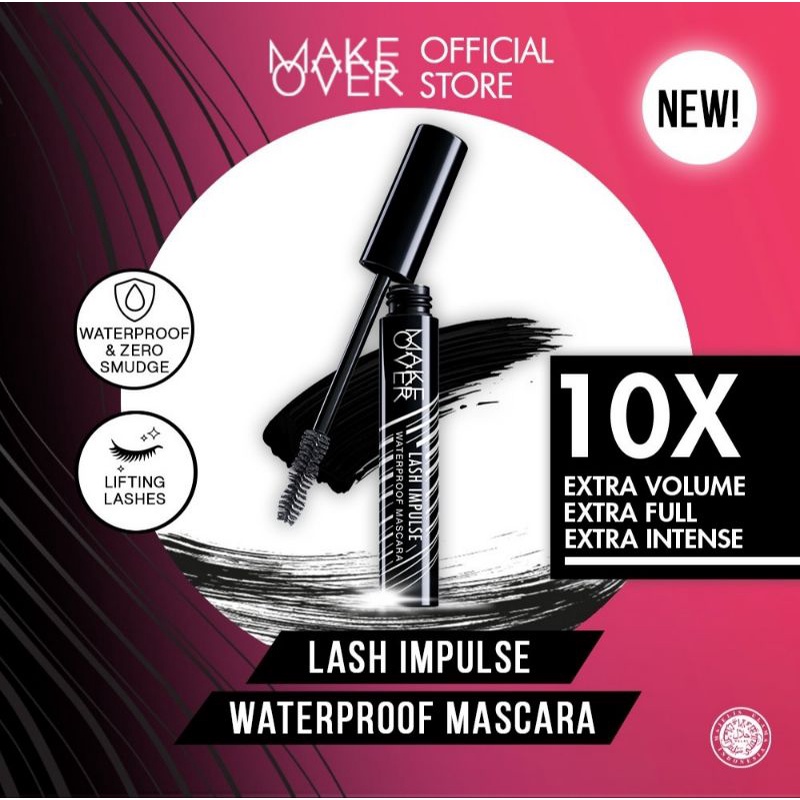 Jual Make Over Lash Impulse Wateeproof Mascara 9 ml. | Shopee Indonesia