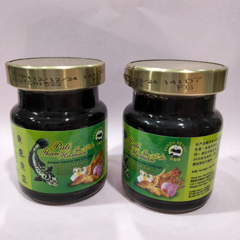 Jual PATI HARUAN MALAYSIA PANDA BRAND/Pati Ikan Haruan dengan Ginseng ...