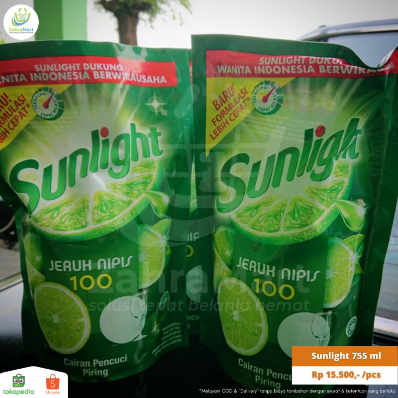 Jual Sunlight Jeruk Nipis 755 ml | Shopee Indonesia
