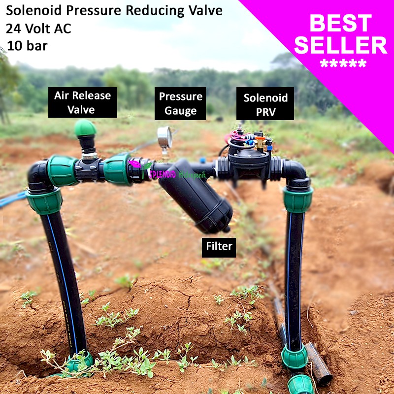 Jual Solenoid dan Pressure Reducing Valve PRV 3 inch | Shopee Indonesia