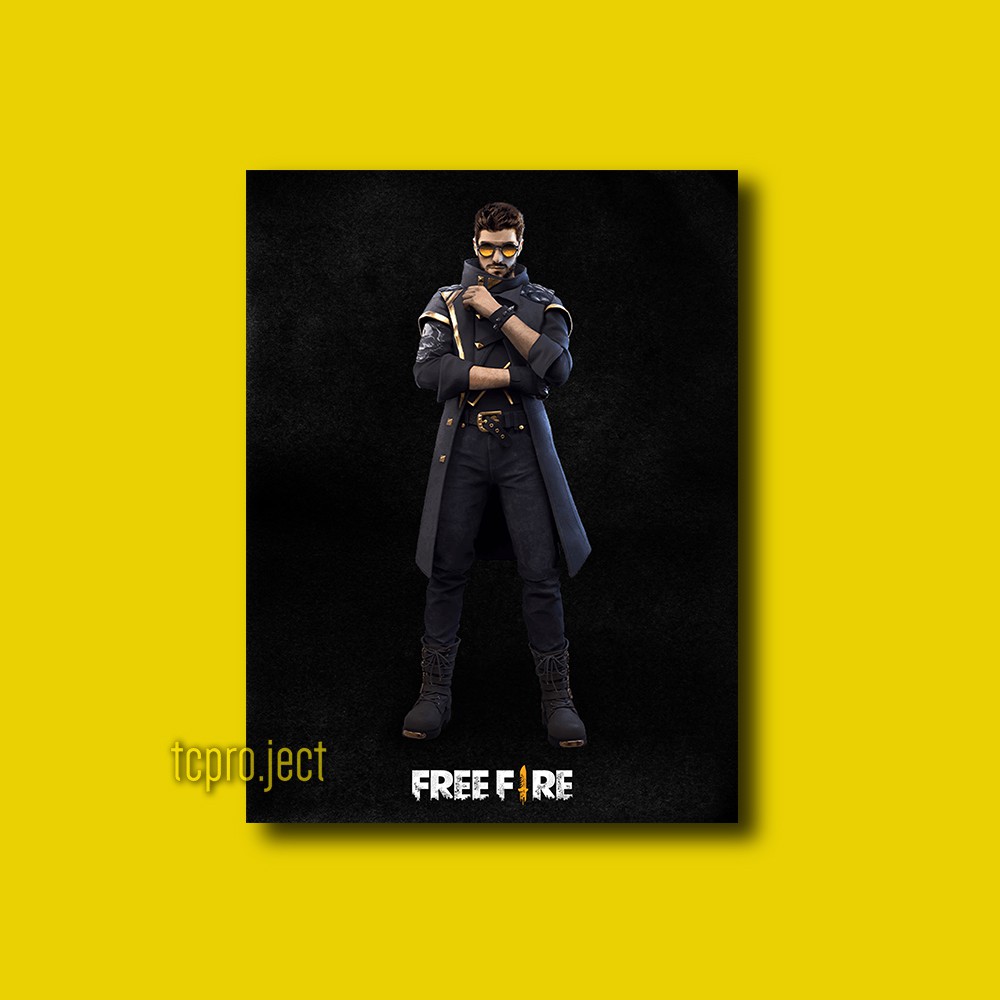 Jual Free fire Alok Game Poster - Dekorasi Kayu - Hiasan Dinding Kamar ...