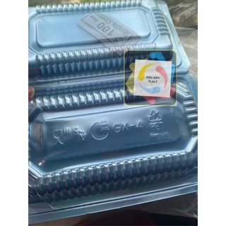 Jual MIKA KUE/MIKA PLASTIK/MIKA JAJAN PASAR/MIKA BENING TYPE GX4 MEREK GOSYEN ISI 100 PCS ...