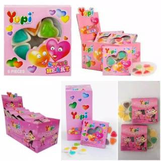 Jual Yupi Box isi 12 Pcs / Yupi Pizza / Yupi Sweet Heart / Yupi ...