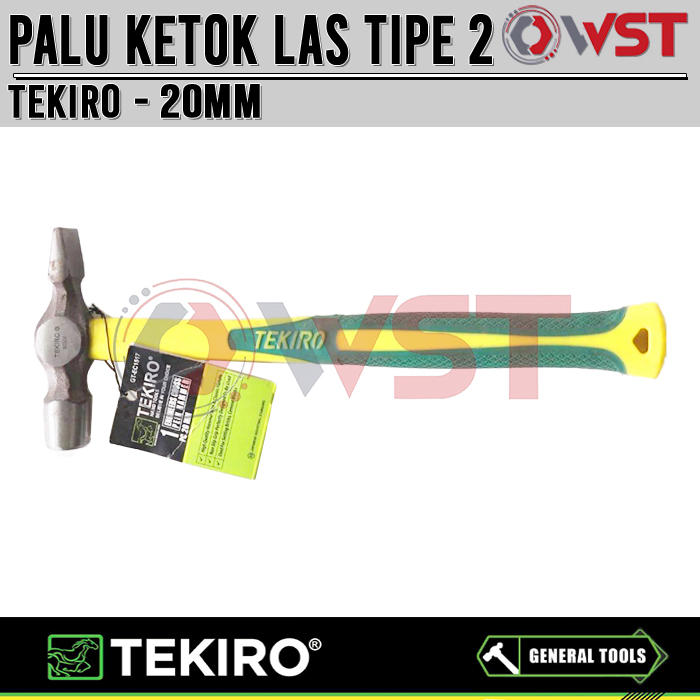 Jual Tekiro Palu Ketok Las 20mm / Palu Las | Shopee Indonesia