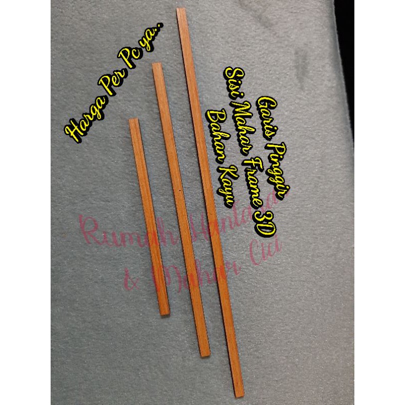 Jual garis pinggiran frame mahar kayu/garis pinggir frame 3D/garis ...