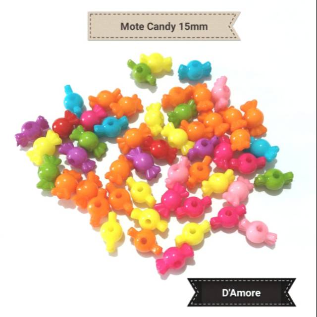 Jual Mote Candy/Mote Permen/Mote Warna Indonesia|Shopee Indonesia