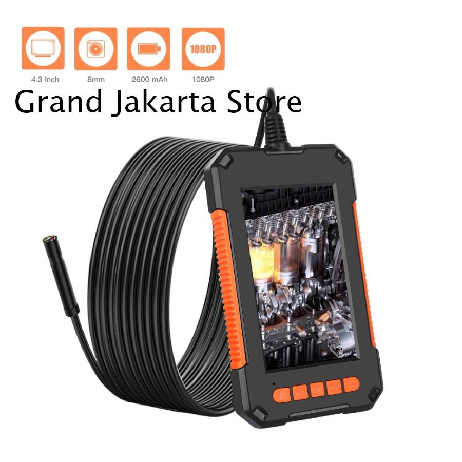Jual Borescope Endoscope P40 1080P 4.3" Inspection Camera Kamera ...