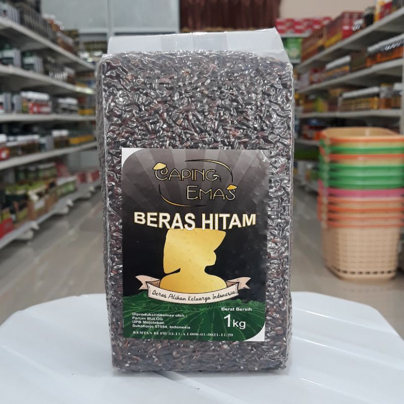 Jual Beras Hitam Caping emas 1 Kg | Shopee Indonesia