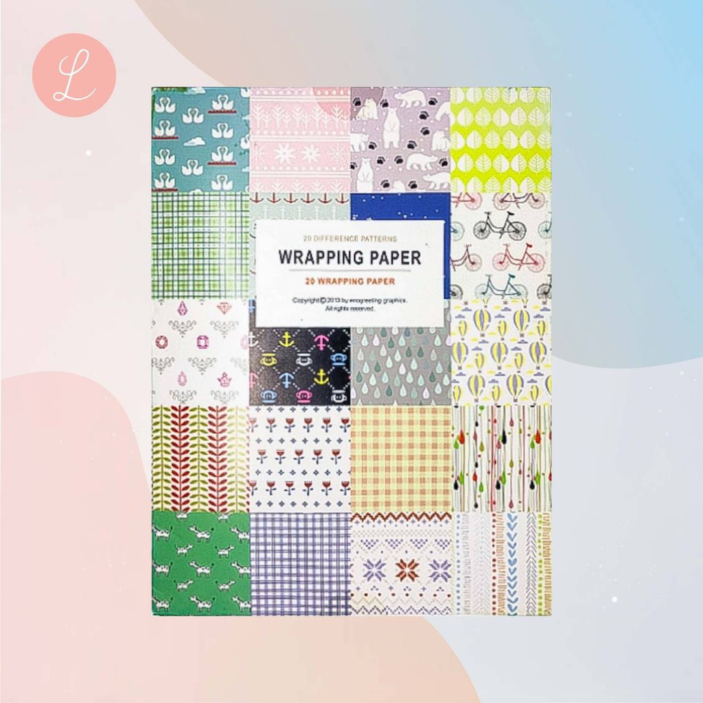 Jual Wrapping paper kertas kado 20 lembar | Shopee Indonesia