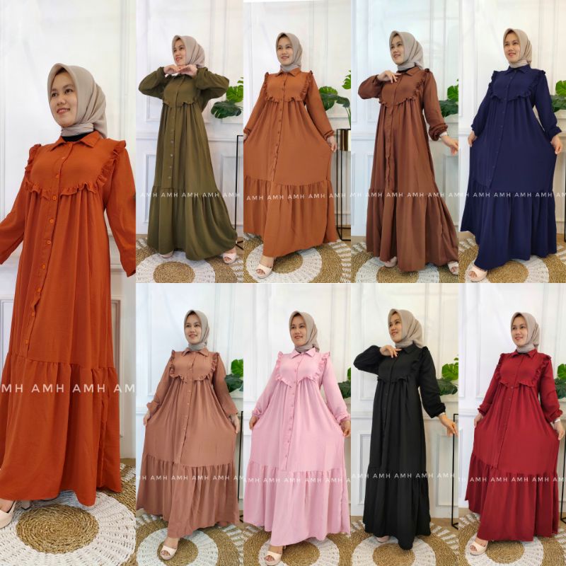 Jual Dila Dress Cringkle -Baca Deskripsi- | Shopee Indonesia