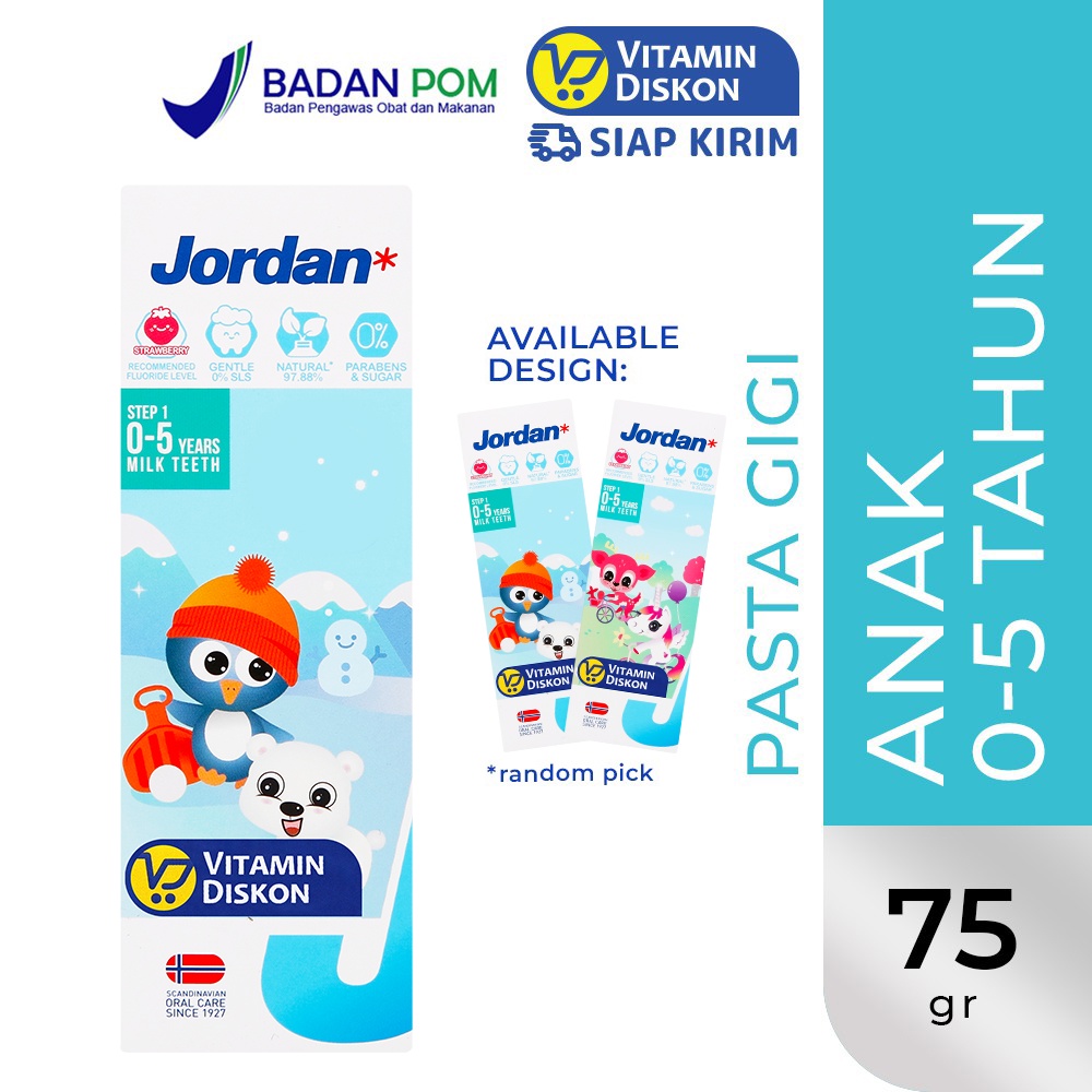 Jual Jordan Kids Pasta GIgi Anak Toothpaste Milk Teeth Step 1 (0-5 ... Jual Jordan Kids Pasta GIgi Anak Toothpaste Milk Teeth Step 1 (0-5 ...
