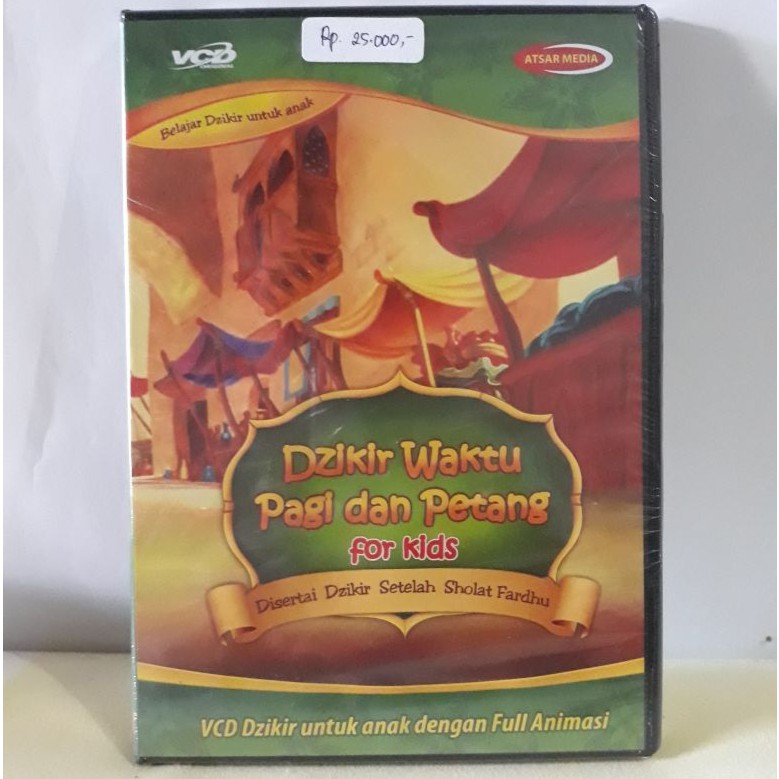 Jual VCD DZIKIR WAKTU PAGI dan PETANG FOR KIDS Indonesia|Shopee Indonesia