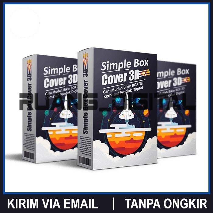 Jual PROMO! Tutorial - Simple Box Cover 3D - Panduan Membuat Ecover ...