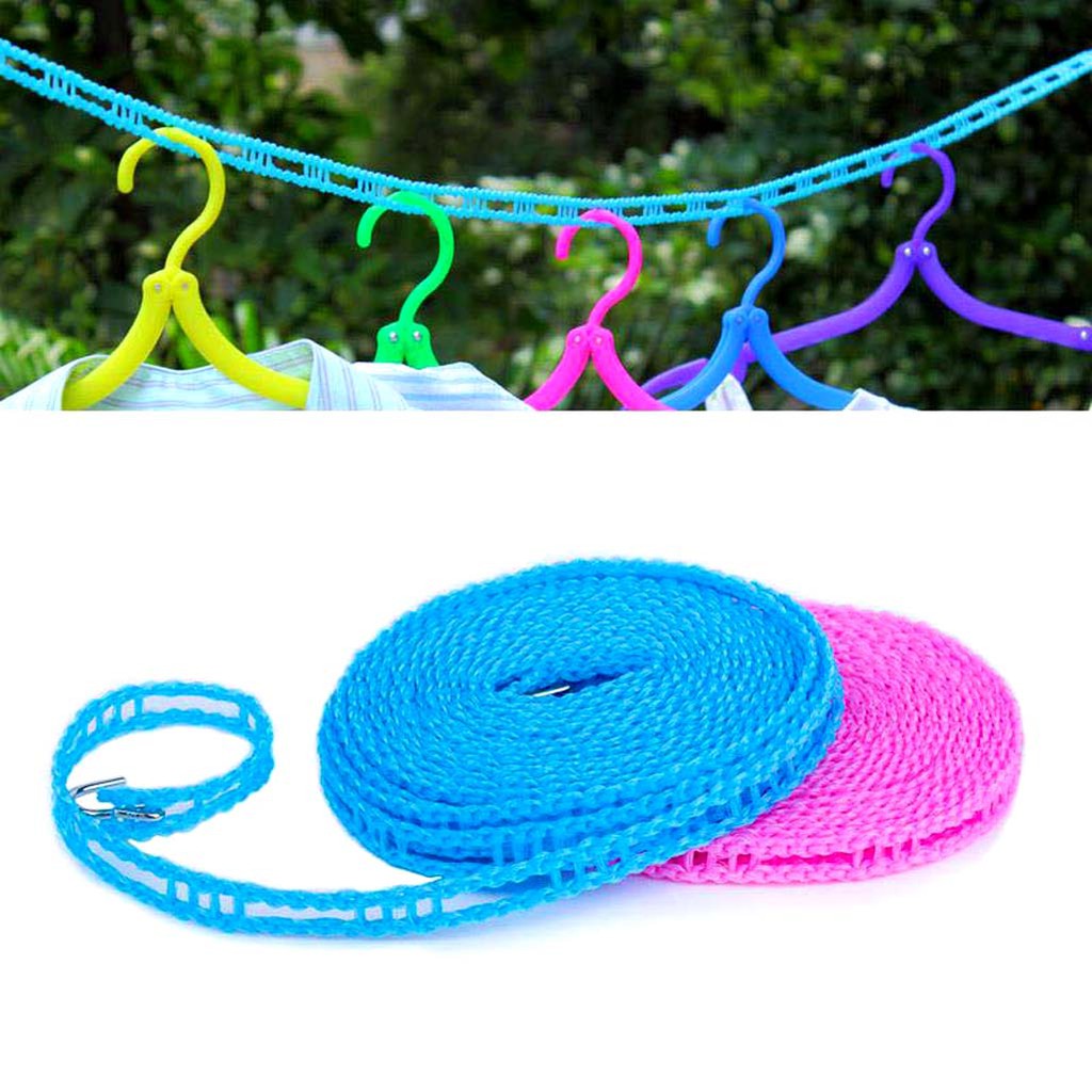 Jual Tali Jemuran 5 Meter Super Praktis / Clothes Line Laundry Baju ...