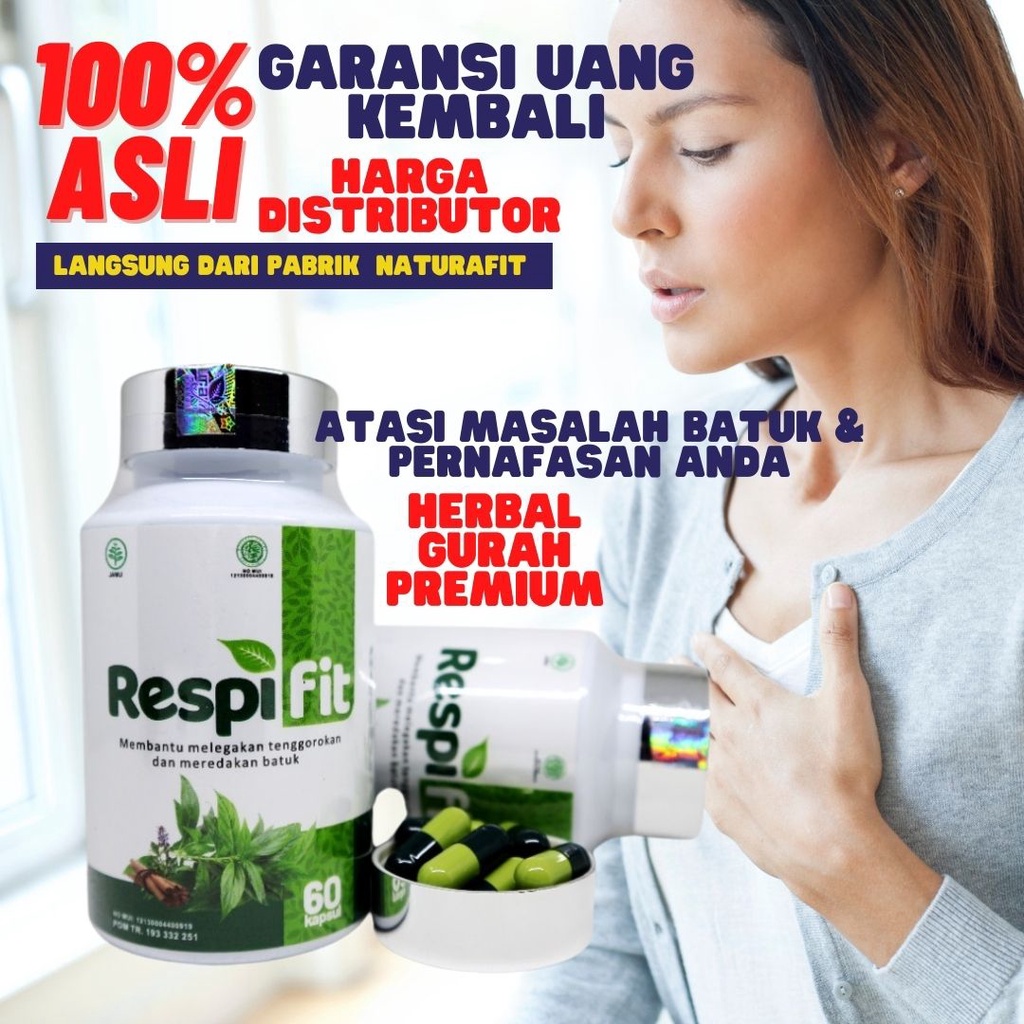 Jual Respifit Naturafit Original Herbal Sesak Nafas, Batuk, Asma ...
