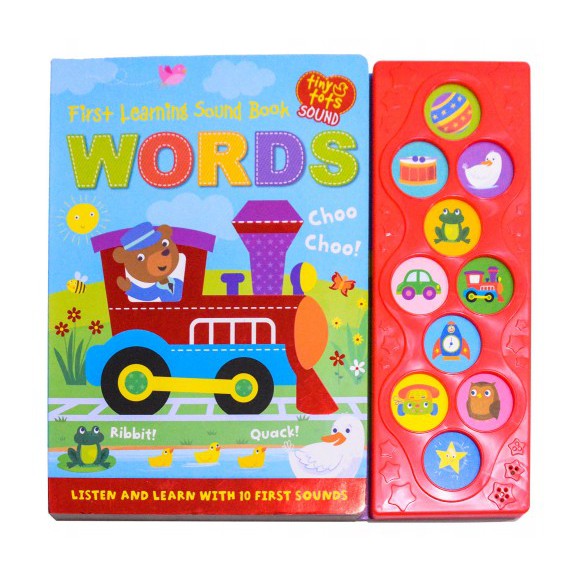 Jual First Learning WORDS Tiny Tots Sound Board Book - Listen and Learn ...