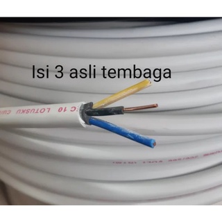 Jual Kabel LOTUS Isi 3x2,5 mm Kabel Listrik Tembaga Kuningan / Kabel Instalasi Kabel Listrik ...