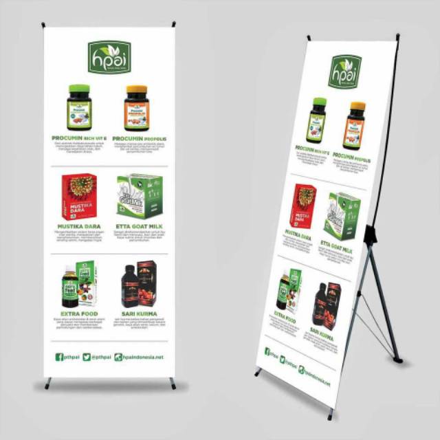 Jual Standing X Banner Spanduk Pameran Stand Spanduk Berdiri | Shopee ...