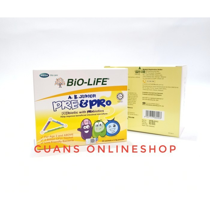 Jual Biolife AB Junior Pre&Pro Prebiotic Probiotic Ecer Per Sachet 2 ... Jual Biolife AB Junior Pre&Pro Prebiotic Probiotic Ecer Per Sachet 2 ...