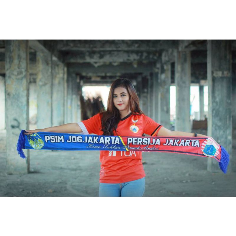 Jual Syal Printing PSIM JOGJAKARTA - PERSIJA JAKARTA (Bahan Printing ...