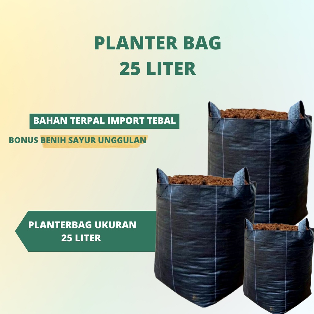 Jual Planter Bag 25 Liter Pot Planterbag Murah Untuk Tabulampot ...