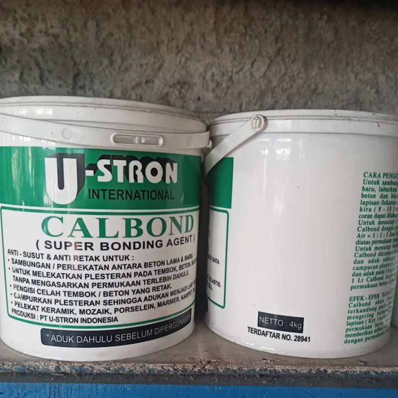 Jual U - Stron Calbond Perekat Beton Lama dan Baru 4 Kg Indonesia ...