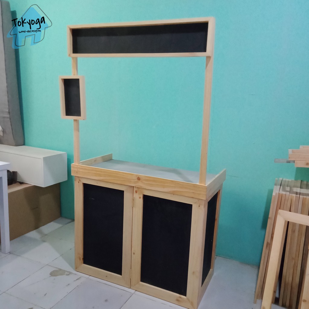 Jual Booth jualan minimalis/stand jati belanda portable/lapak jati ...
