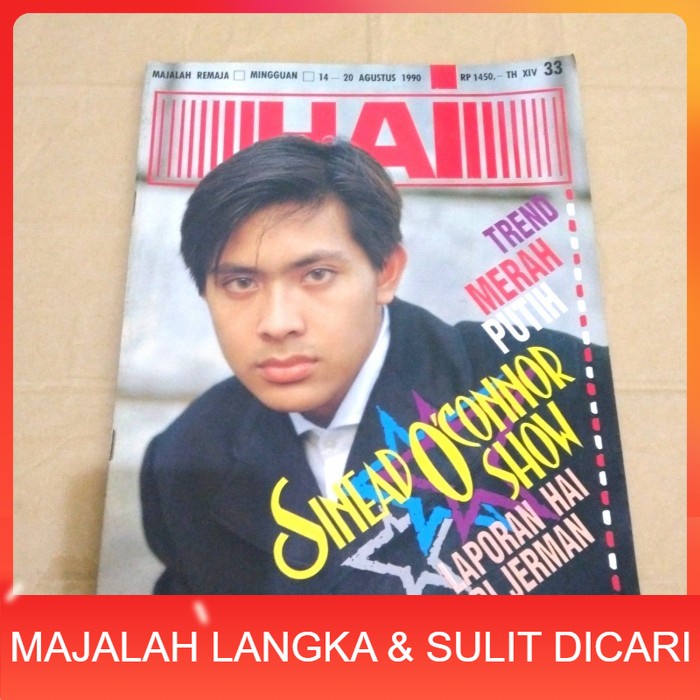 Jual Majalah HAI No.33 Agu 1990 ZOELHAN RASJID Langka | Shopee Indonesia