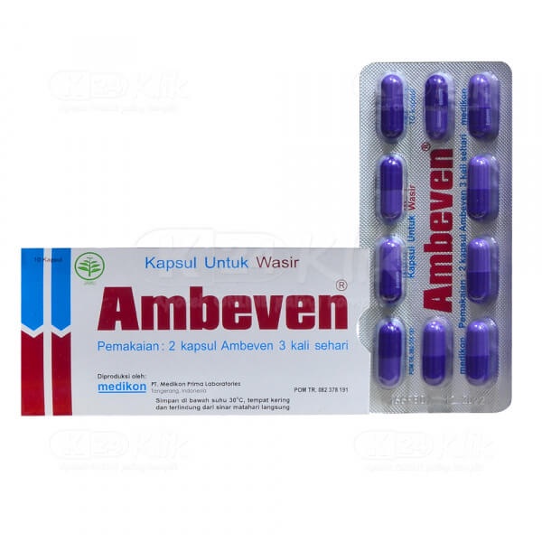 Jual AMBEVEN PER STRIP ( 1 Strip @ 10 Kapsul ) | Shopee Indonesia