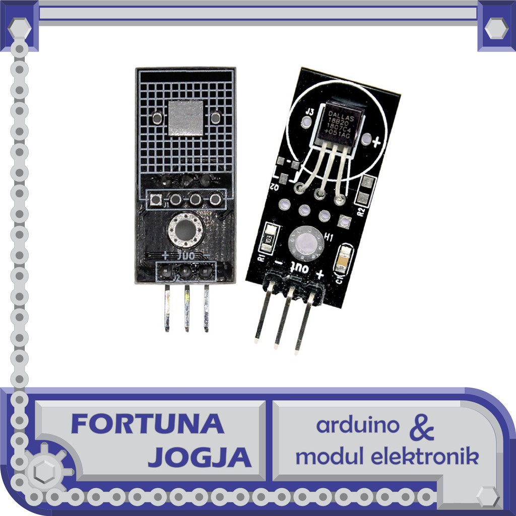 Jual DS18B20 Modul Sensor Suhu Digital Kompatibel untuk Arduino ...
