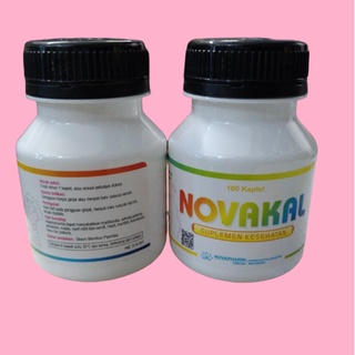 Jual Novakal Tablet Botol Pot isi 100 tab | Shopee Indonesia