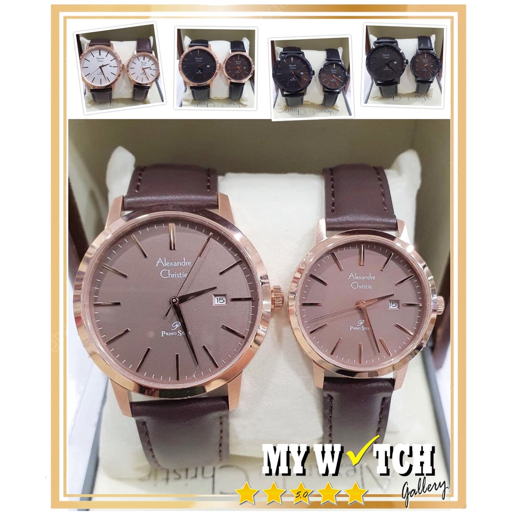 [ SATUAN/COUPLE ] Jam Tangan Alexandre Christie / Alexander Couple AC ...
