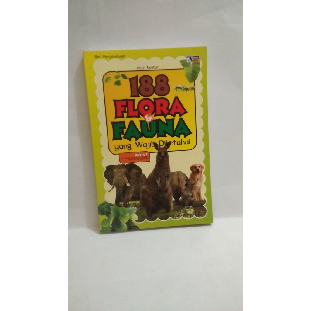 Jual buku 188 FLORA DAN FAUNA YANG WAJIB DIKETAHUI Indonesia|Shopee Indonesia
