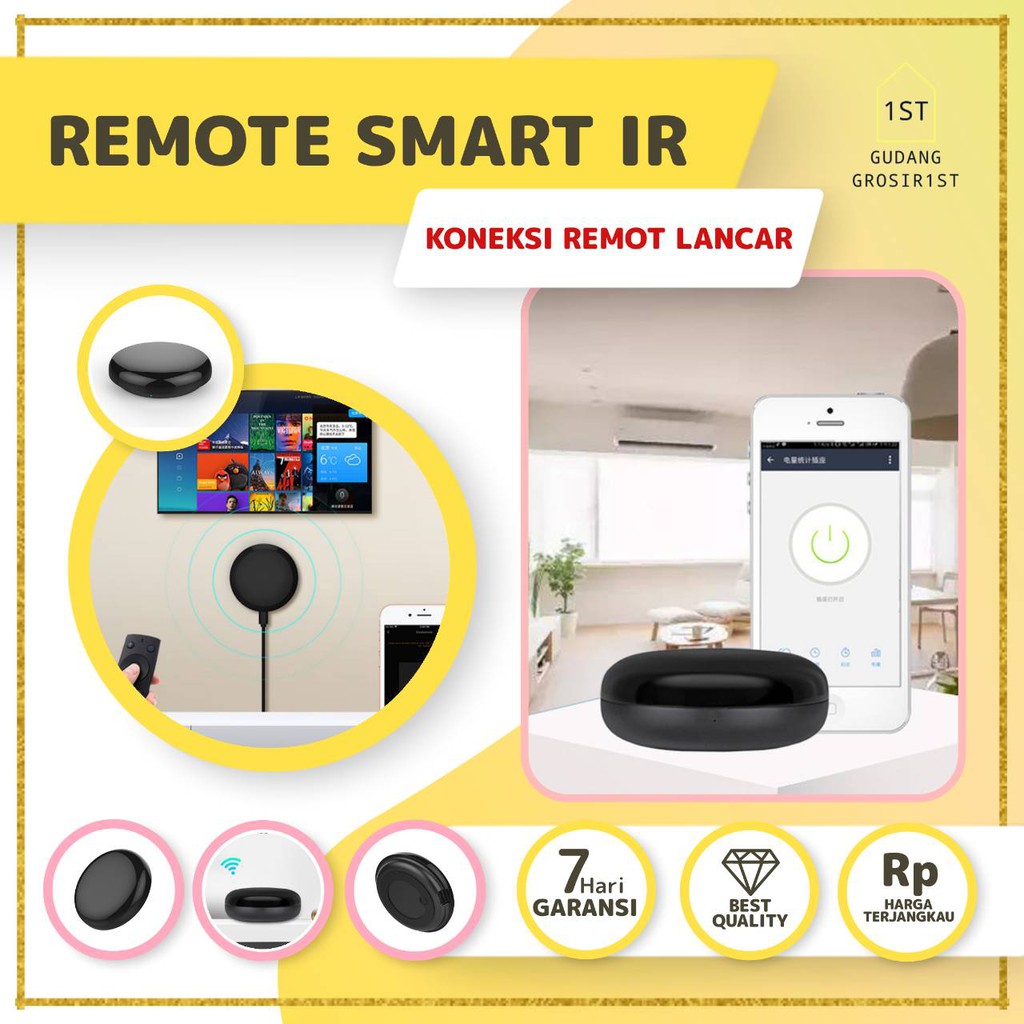 Jual PROMO Smart UNIVERSAL IR REMOTE Wifi Wireless IoT For Home ...