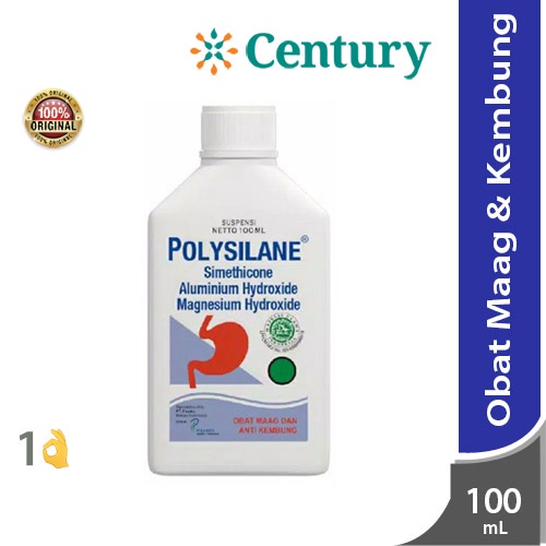 Jual Polysilane Suspensi 100ml / Obat Maag / Sakit Maag / Asam Lambung ...
