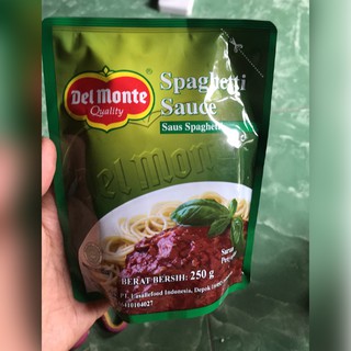 Jual DEL MONTE SAOS SPAGHETTI POUCH 250 GRAM - SAUS SPAGETI DELMONTE ...