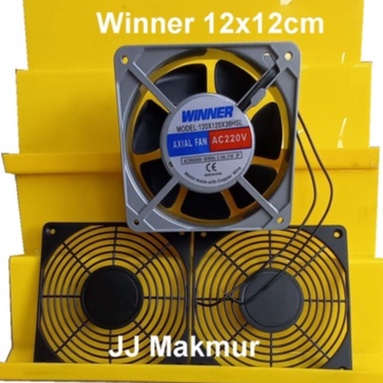Jual Cooling Fan Winner Metal 12x12cm 220V AC - Kipas Angin Besi Kotak ...