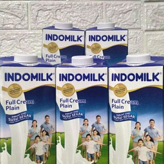 Jual Indomilk Susu UHT Full Cream Plain Putih susu Full Cream Indomilk 1 liter | Shopee Indonesia