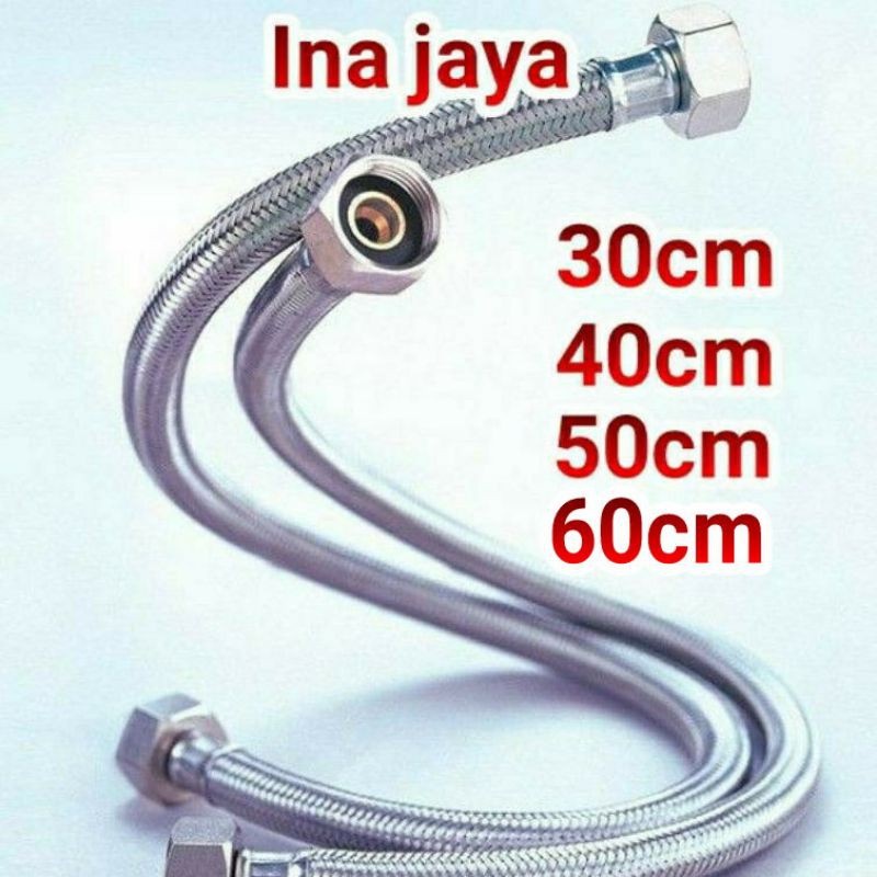 Jual INAJAYA/selang anyam sambungan kran toilet wc closed duduk ...