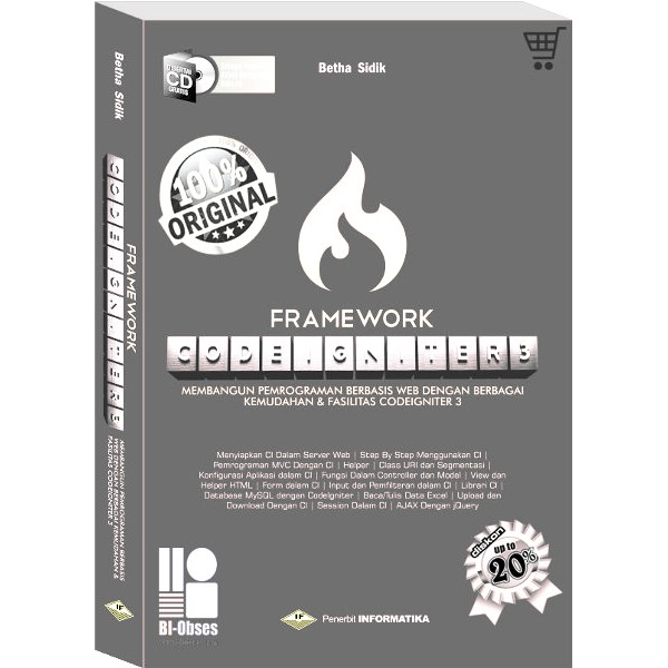 Jual FRAMEWORK CODEIGNITER 3 MEMBANGUN PEMROGRAMAN BERBASIS WEB DENGAN ... Jual FRAMEWORK CODEIGNITER 3 MEMBANGUN PEMROGRAMAN BERBASIS WEB DENGAN ...