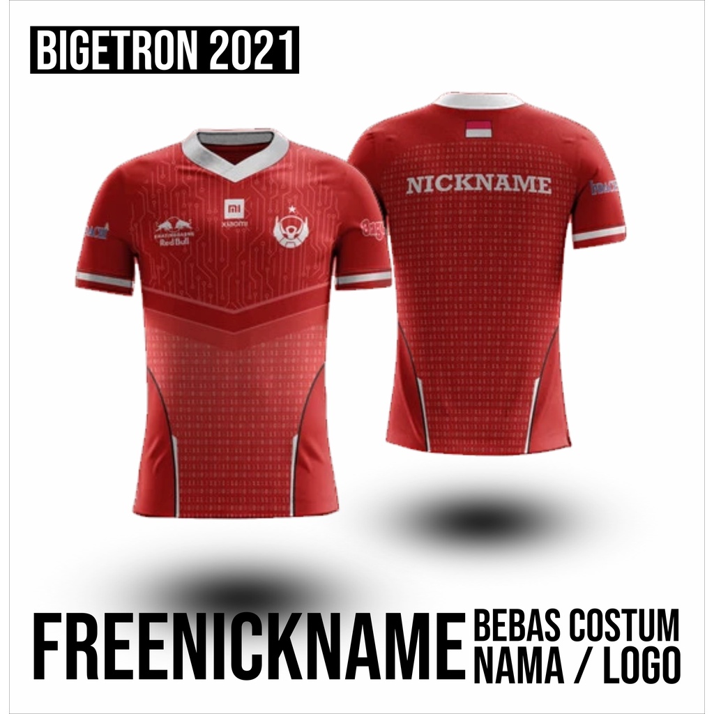 Jual JERSEY BIGETRON ESPORT FREE NICKNAME | Shopee Indonesia
